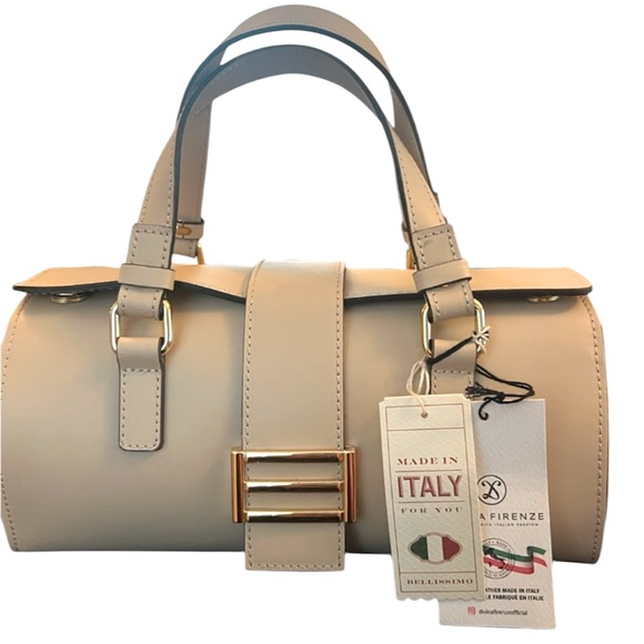 Divina Firenze | Bags | Nwt Two Way Leather Handbag Satchel | Poshmark